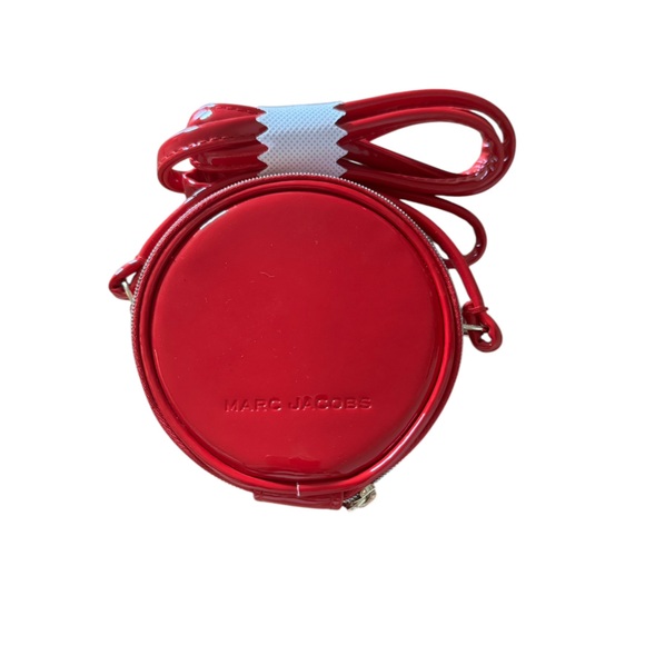 Marc Jacobs | Bags | Marc Jacobs Red Round Crossbody Bag New | Poshmark